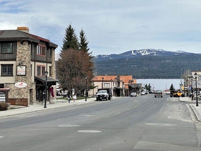 Lake views and mountain backdrops - McCall's streets deliver postcard moments with every glance upward.