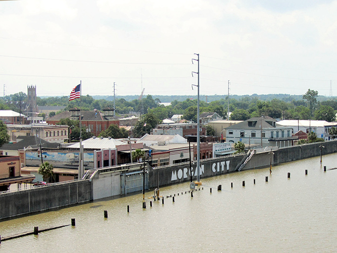 A riverside town where industry meets small-town charm. That vintage theater probably shows movies at prices you thought disappeared decades ago!