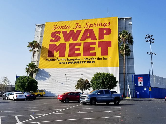 Santa Fe Springs Swap Meet: where the aisles stretch longer than your last DMV visit, but with infinitely more excitement.