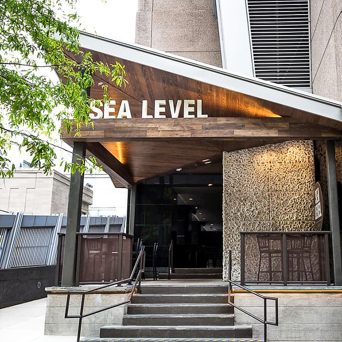 Sea Level NC: Sleek, modern, and ready for business&mdash;the James Bond of seafood restaurants, if 007 had excellent taste in oysters.
