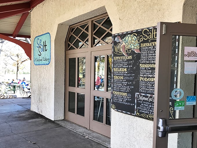 The menu board at Sea Salt tells you everything you need to know&mdash;today's catch becomes today's lunch, and tomorrow it'll be something equally amazing.