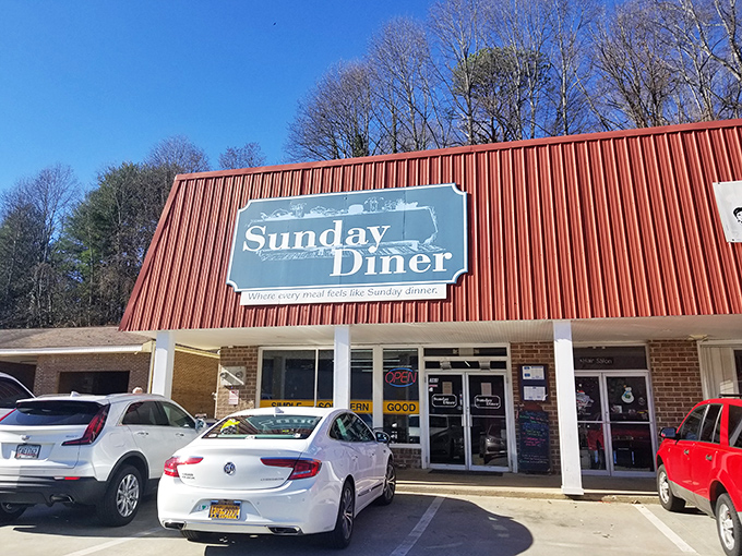 Sunday Diner: That simple red building houses complex flavors that would make your grandmother both jealous and proud.