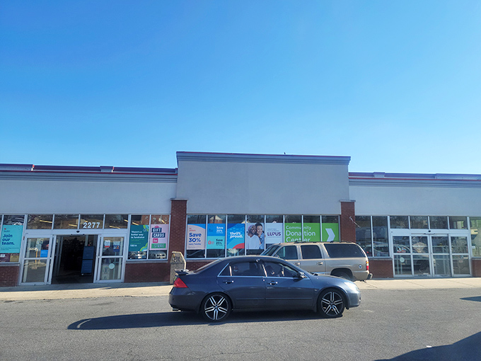 The bright, airy interior of Value Village makes bargain hunting feel like a high-end experience. Thrifting with dignity!