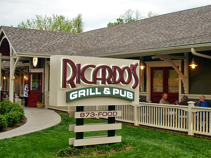 Ricardo's Grill & Pub in Versailles promises the kind of meal that makes you lean back in your chair and say, "Now that was worth the drive!"