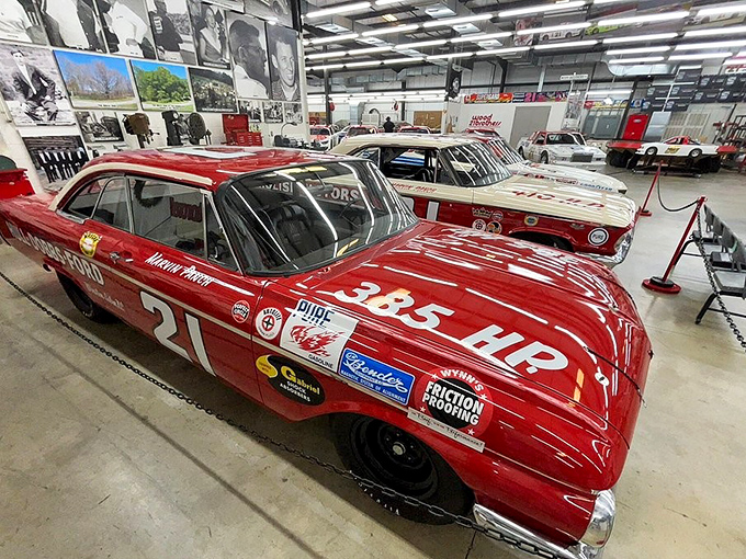 This 1967 Ford Fairlane is NASCAR history on wheels. That candy-apple red finish still looks fresher than most new cars on today's lots.