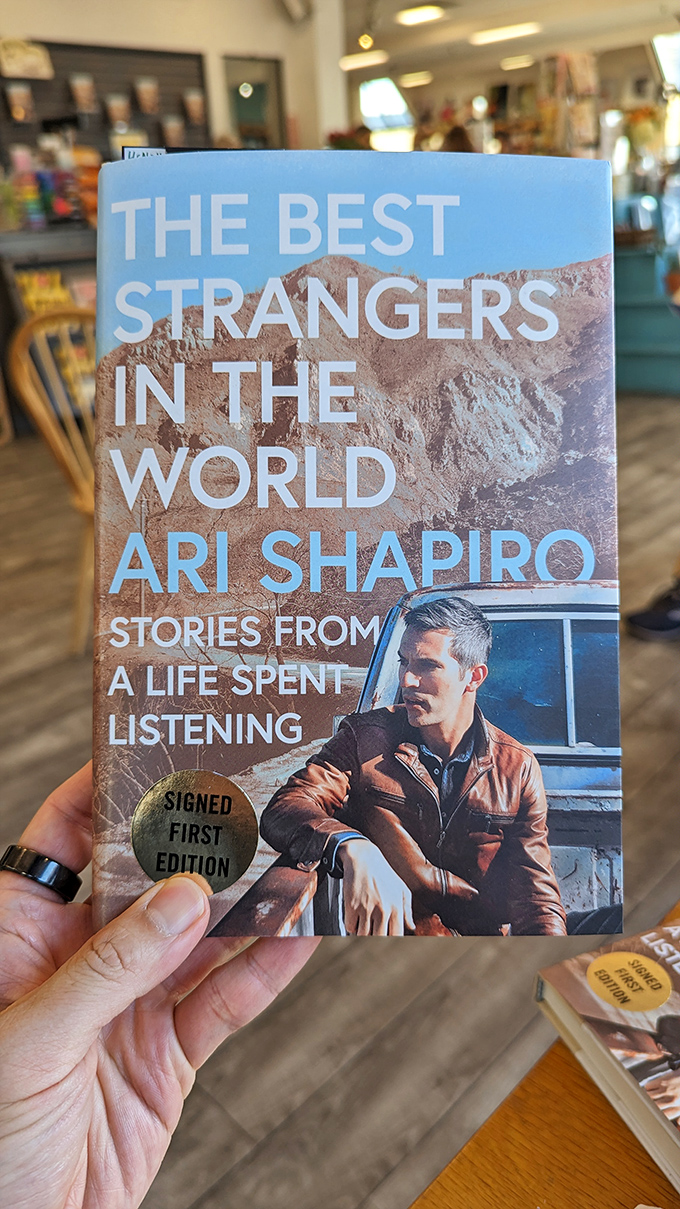 Signed first editions: the literary equivalent of meeting a celebrity. This one's got that new book smell that's better than any cologne.