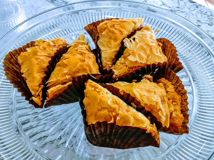 Layers of phyllo, honey, and nuts creating the kind of dessert that makes you understand why the ancient Greeks wrote so many poems.