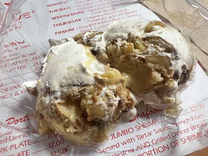 Banana pudding that looks like a cloud decided to become dessert and succeeded beyond all reasonable expectations.