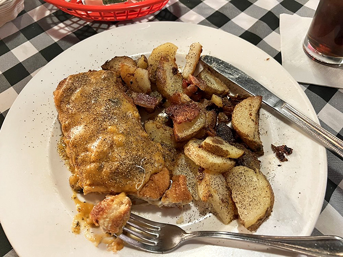 This pork schnitzel with home-fried potatoes isn't just dinner &ndash; it's a masterclass in the art of crispy-on-the-outside, tender-on-the-inside cooking.