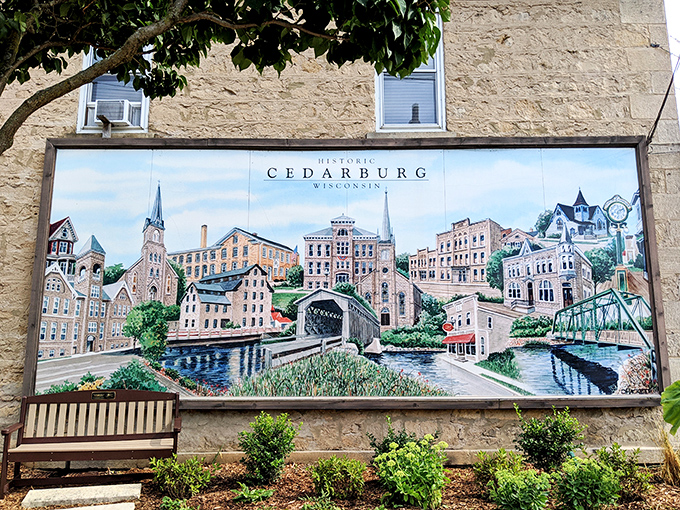 This mural doesn't just depict Cedarburg&mdash;it captures its soul. Like a Facebook profile picture that actually looks like the person.