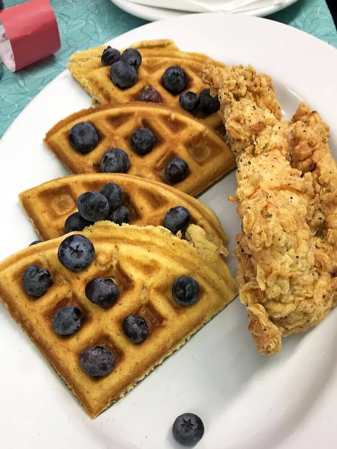 Whoever decided chicken and waffles belong together deserves a Nobel Prize&mdash;crispy, fluffy, sweet, and savory in perfect harmony.