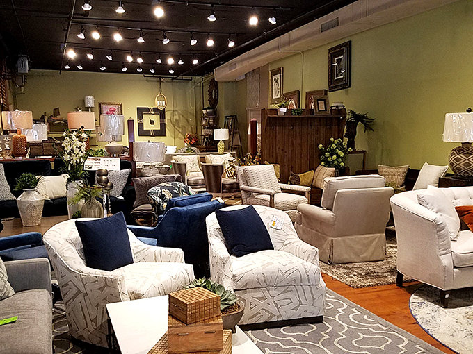 Neutral-toned seating arrangements create a canvas for personal expression through accent pillows, throws, and accessories - the jewelry of interior design.