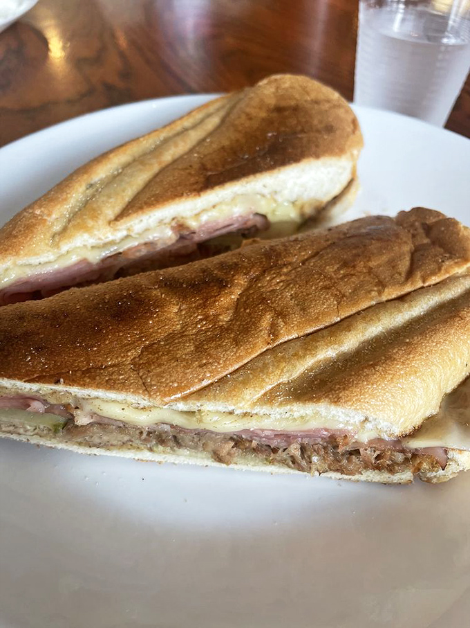 A Cuban sandwich that would make Havana proud, pressed to perfection and ready to transport your taste buds across international waters.