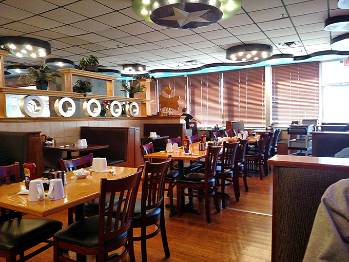 Emmy's dining room isn't just a place to eat&mdash;it's where morning rituals unfold and communities connect over shared maple syrup dispensers.