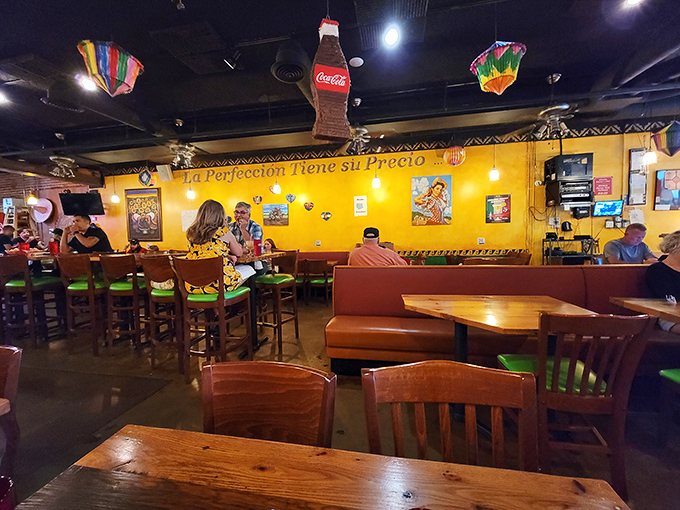 The phrase "La Perfeccion Tiene su Precio" on the wall isn't just decor &ndash; it's the restaurant's philosophy served alongside every satisfying meal.