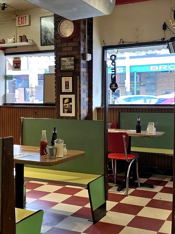 The dining area feels like breakfast's natural habitat &ndash; unpretentious, welcoming, and designed for the serious business of morning feasting.