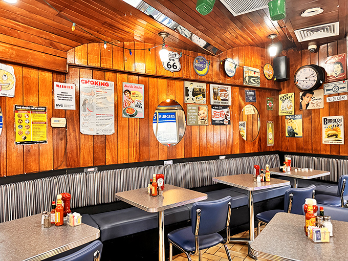 Wood-paneled walls covered in memorabilia tell stories of a New York most of us have only seen in movies&mdash;the original social network.