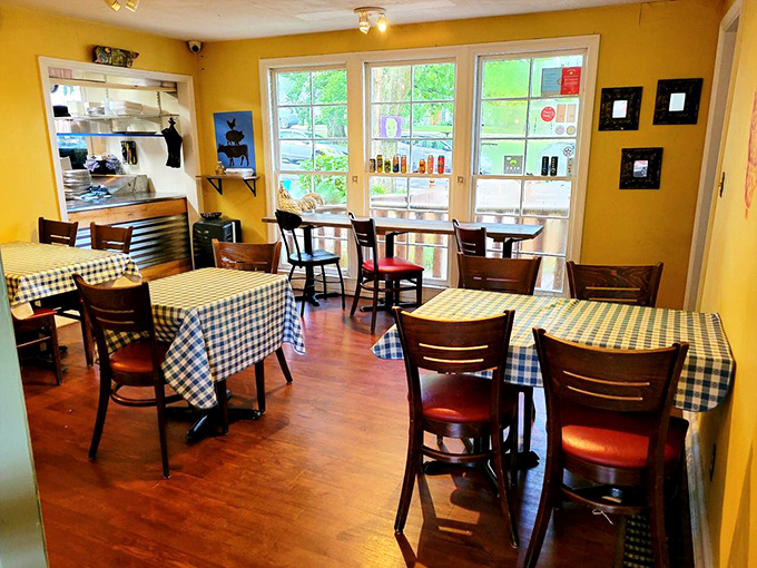 Sunshine streams through windows into a dining room where every table is a potential stage for breakfast performances that deserve standing ovations.