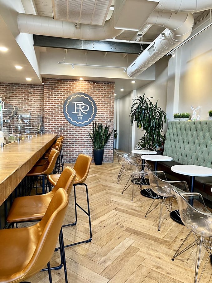 Where modern design meets pie tradition&mdash;a space that says "we take our desserts seriously" without being pretentious about it.