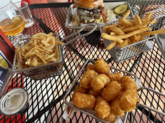 The holy trinity of fried sides&mdash;where choosing just one would be an act of unnecessary restraint. Life's too short not to sample all three.
