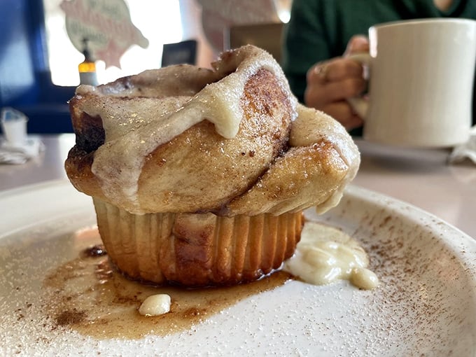 A cinnamon roll that doesn't just speak to your soul&mdash;it serenades it with a full orchestra. Worth every sticky finger and guilty smile. 