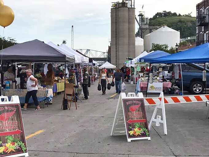 Red Wing's farmers market proves that "locally sourced" isn't just a big-city restaurant buzzword—it's how generations of Minnesotans have always eaten.