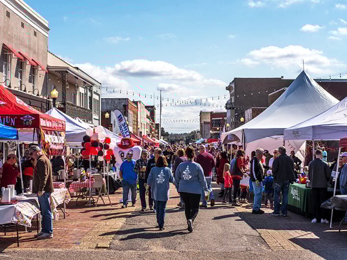 Downtown festivals transform Laurel's streets into community living rooms where newcomers become old friends between browsing local vendors.