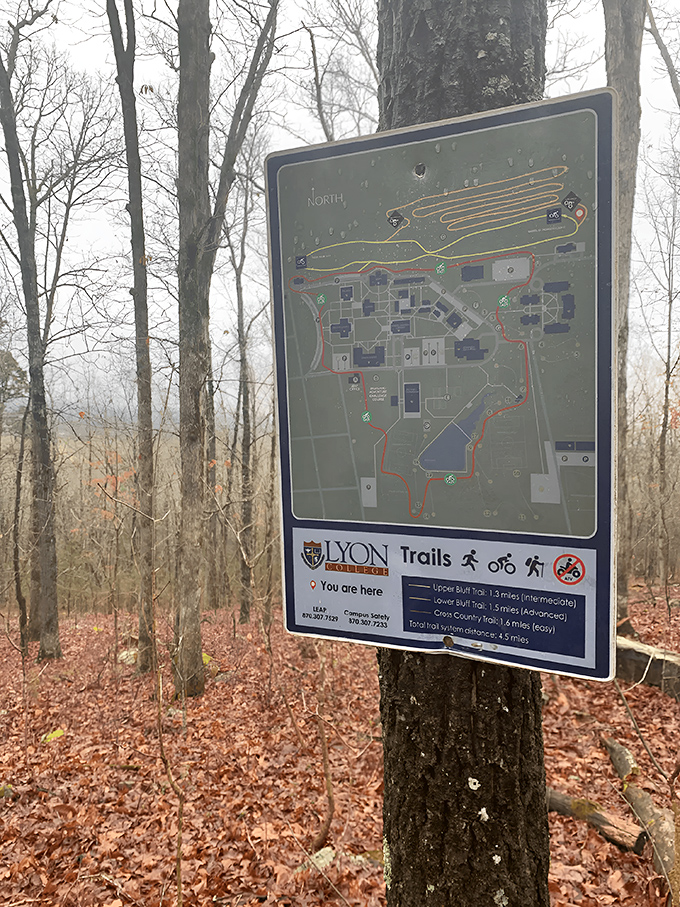 Even the hiking trails around Batesville come with clear directions&mdash;because getting lost in nature should be metaphorical, not literal!