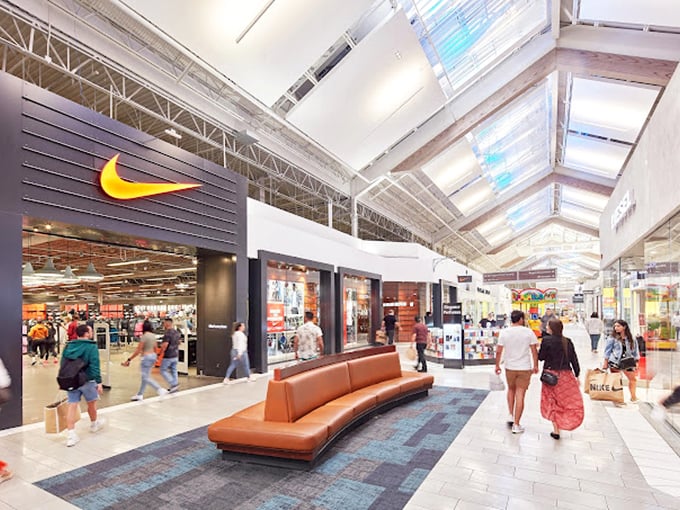 The Nike swoosh looms large, promising athletic glory&mdash;or at least the outfit that makes you look like you're training for something impressive.