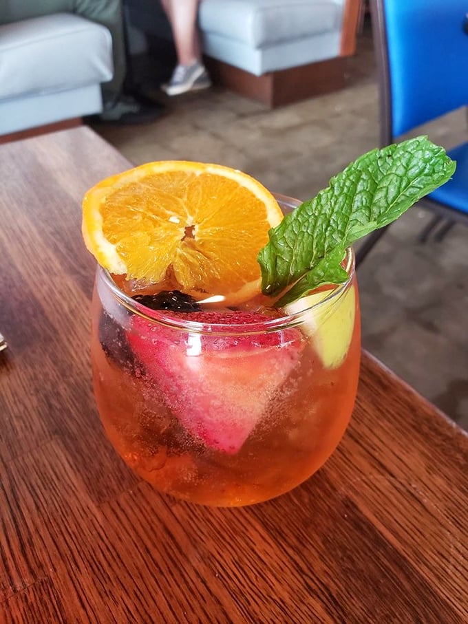 This isn't just a cocktail; it's summer in a glass. The Pimm's Cup with fresh fruit and mint brings weekend vibes to any ordinary Tuesday.