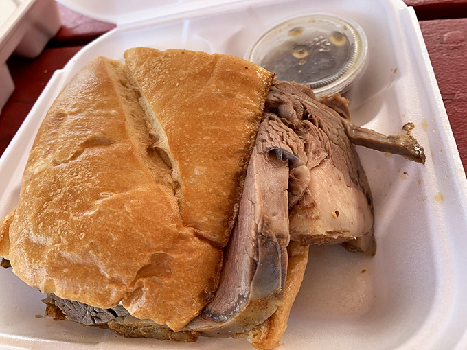 The sandwich that launched a thousand road trips. Tender meat nestled in pillowy bread&mdash;a romance novel your stomach can read.