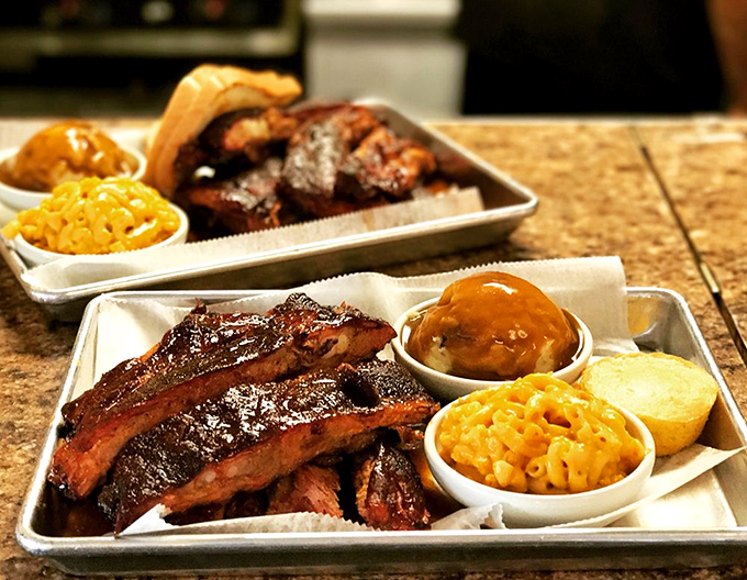 Smoke rings so perfect they could be jewelry, these ribs don't need sauce to make a statement.