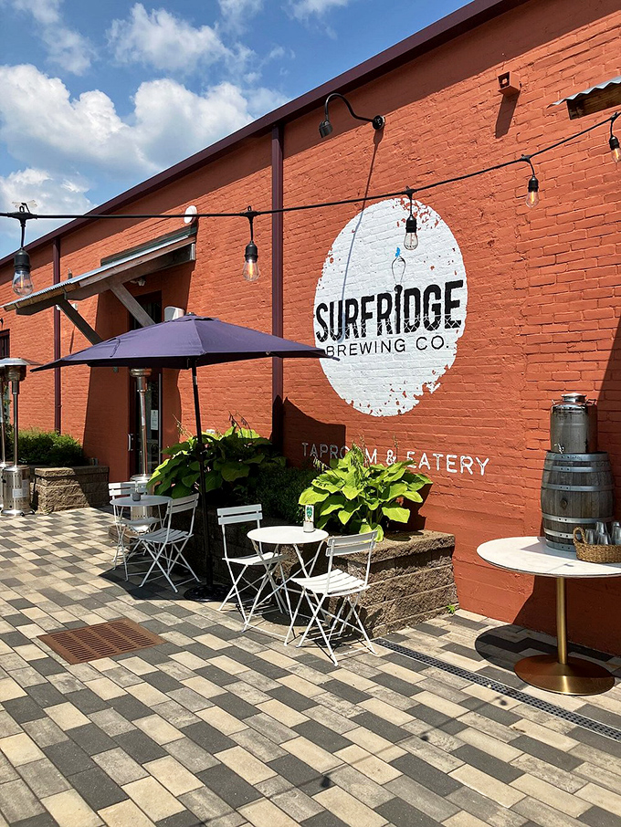 Sunny days pair perfectly with cold brews and patio vibes at Surfridge Brewing Co.&rsquo;s inviting taproom and eatery.