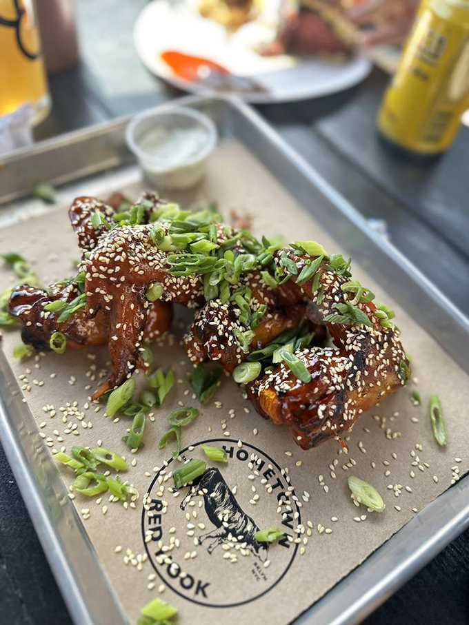 These sticky, glistening wings are what would happen if Brooklyn and Seoul had a delicious culinary love child.
