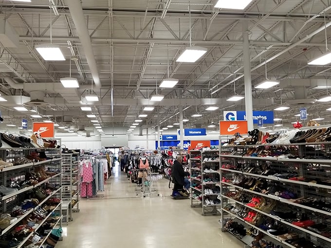 The shoe aisle&mdash;where Nike meets nice price and your feet can dream big while your wallet stays grounded.