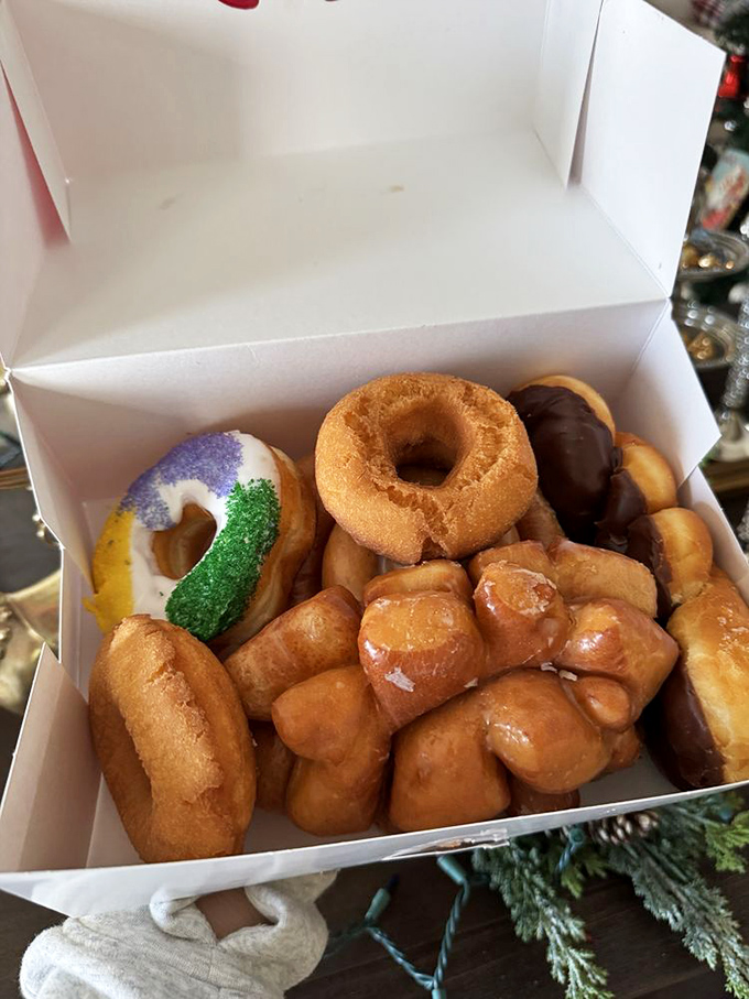 The display case at Fantasy Donuts is the adult equivalent of a toy store window. Resistance is futile, surrender is delicious. 