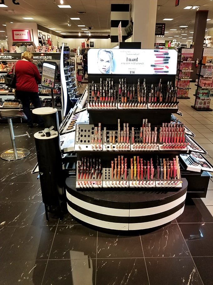 The cosmetics counter&mdash;where "just browsing" turns into "I'll take three" faster than you can say "limited edition shade collection."