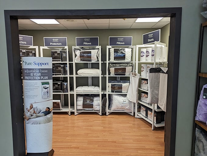 The bedding accessories section&mdash;where the supporting actors of sleep make all the difference. Pillows, protectors, and promises of better rest.