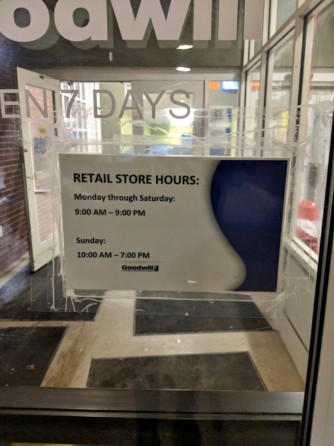 The hours posted like a promise: twelve hours daily to hunt for treasures. The thrifting equivalent of an all-you-can-eat buffet.