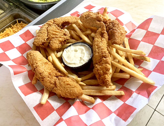 These aren't just chicken strips &ndash; they're golden-crusted perfection that would make Colonel Sanders rethink his entire life strategy.