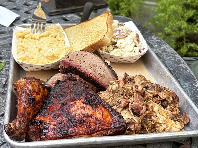 The combo platter: for when making decisions feels too hard and FOMO is real. This tray solves all life's problems.