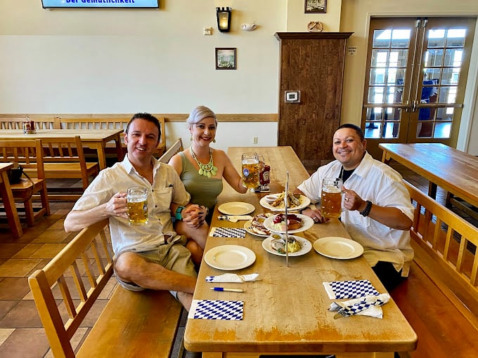 The dining room where strangers become friends and friends become family after sharing a few steins of liquid courage.