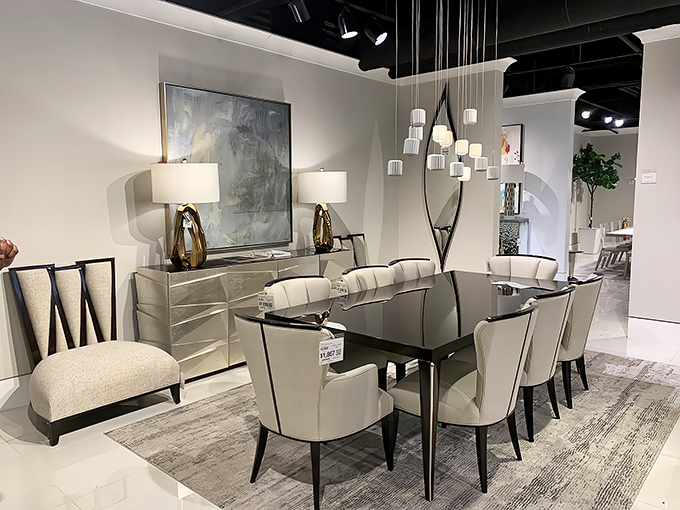 Dining in style with chairs so elegant they make your current dining set look like it belongs in a college dorm.