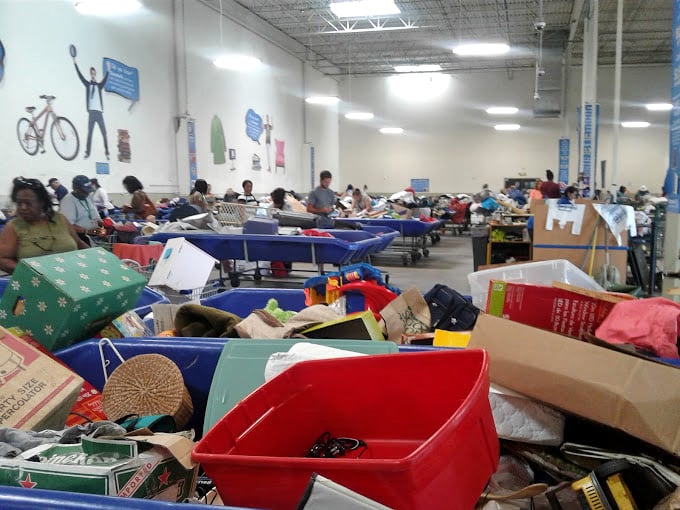 A sea of textiles waiting for new homes. In this fabric flotilla, patient shoppers can find everything from everyday basics to designer surprises.