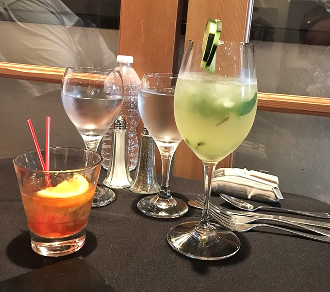 Cocktails that prove Idaho Falls knows its libations. That cucumber garnish isn't just pretty—it's making a statement.