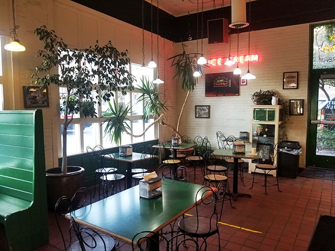 The interior feels like your coolest friend's living room, if that friend happened to make the best ice cream in the Midwest. 