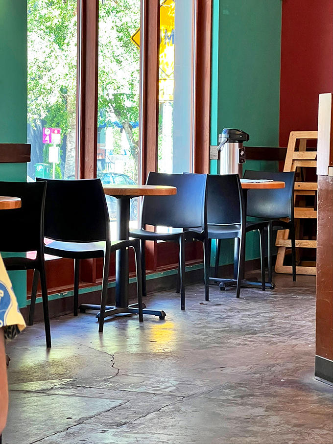 The dining room&mdash;where strangers become friends united by their mutual appreciation for exceptional baked goods and the need for elastic waistbands. 