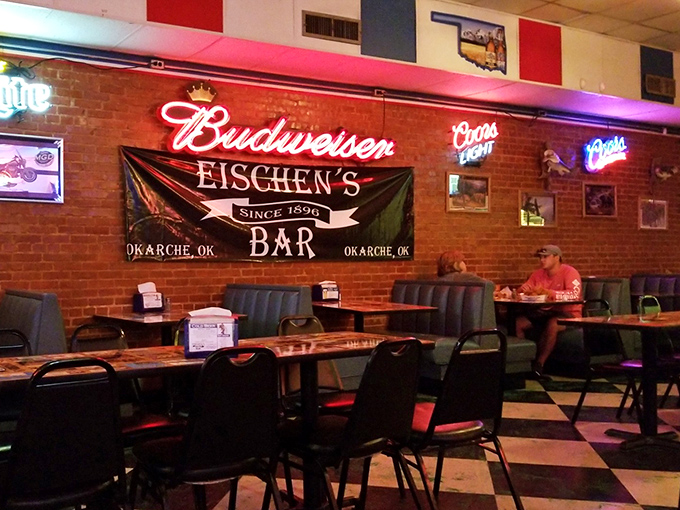 Neon signs and brick walls tell stories decades old. If these walls could talk, they'd probably just say "order the chicken."