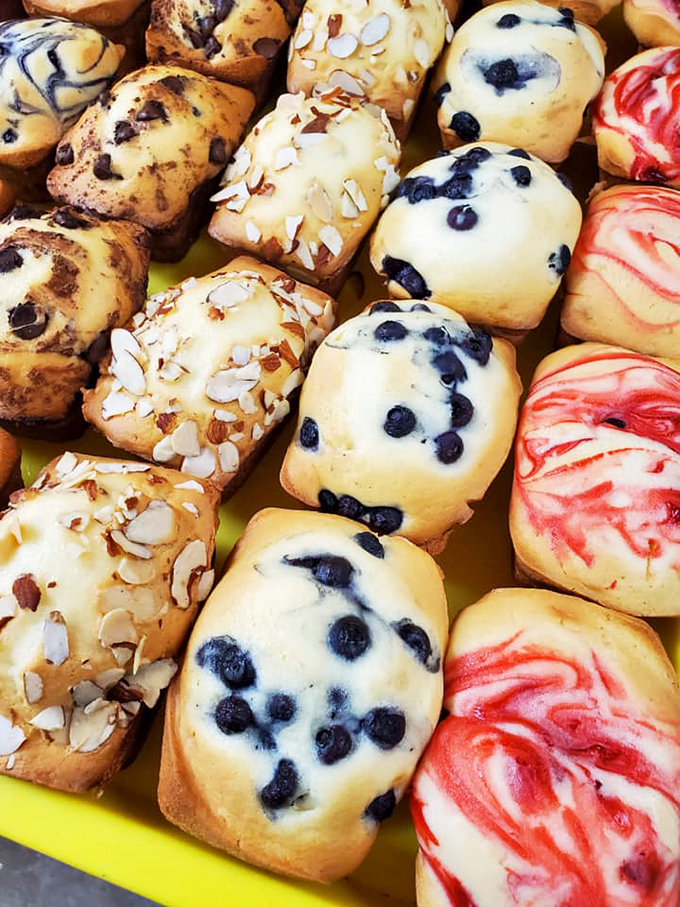 Muffin tops wish they could be this good. These square-shaped beauties showcase the kitchen's range beyond the circular classics.