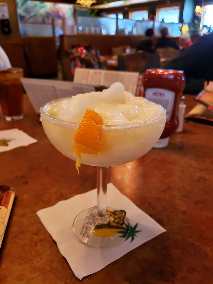 This isn't just a margarita&mdash;it's a vacation in stemware, complete with a salt-rimmed passport and citrus souvenir.